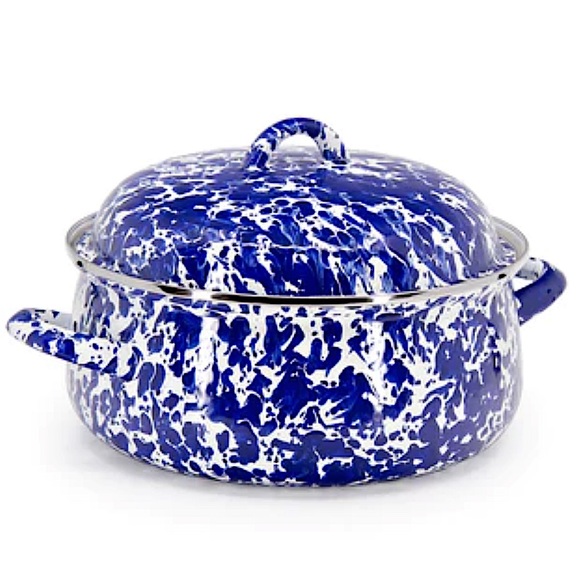 Golden Rabbit | Kitchen | Pottery Barn Golden Rabbit Cobalt Swirl 25 ...